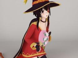 megumin pose 3d models 【 STLFinder