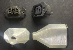 c13 panel mount plug adapter cad model | Page 1 | STLFinder