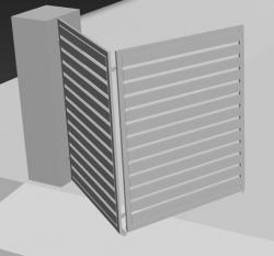 3 panel folding gate 3D Models | Page 1 | STLFinder