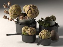 sweden ekelund kitchen towel with artichoke print 3D Models | Page 1 ...