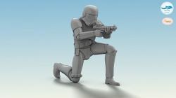 3d printed stormtrooper figure 【 STLFinder
