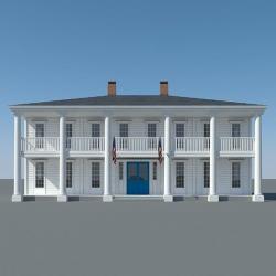 colonial house final max 3d models | Page 1 | STLFinder