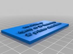 name plate printer 3D Models | Page 1 | STLFinder