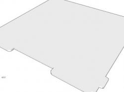 pcb heatbed mk2a plate 4 hole mounting dxf 3D Models | Page 1 | STLFinder