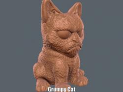 grumpy cat print 3d models 【 STLFinder
