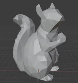 low poly squirrel 3d models 【 STLFinder