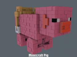 cute minecraft pig 3D Models | Page 1 | STLFinder