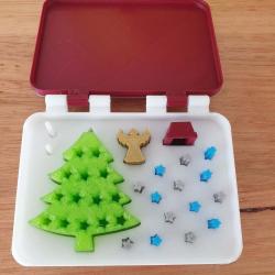 make a christmas box 3d models 【 STLFinder