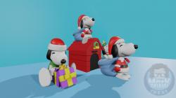 christmas snoopy 3D Models | Page 1 | STLFinder