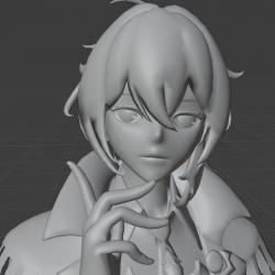 genshin impact diluc 3D Models | Page 1 | STLFinder