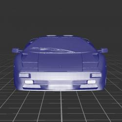 lamborghini diablo drawing 3D Models | Page 1 | STLFinder