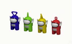 among us teletubbies 3d models 【 STLFinder