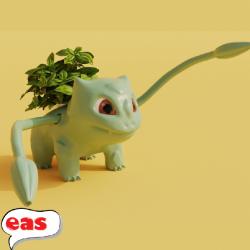 3d printed bulbasaur pot | Page 1 | STLFinder