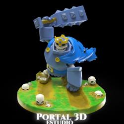clash royale skeleton king 3D Models | Page 1 | STLFinder