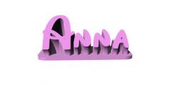 anna name 3d models 【 STLFinder