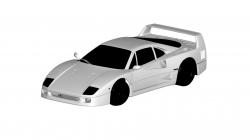 ferrari f40 blue prints 3D Models | Page 1 | STLFinder