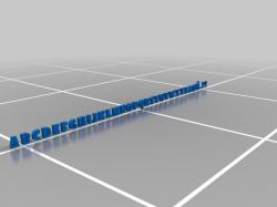 gothic cg no3 font 3D Models | Page 1 | STLFinder