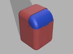 kitchen garbage can silver with black step 3D Models | Page 1 | STLFinder