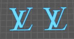 louis vuitton logo pattern 3D Models | Page 1 | STLFinder