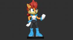 sonic the hedgehog sally 3D Models | Page 1 | STLFinder