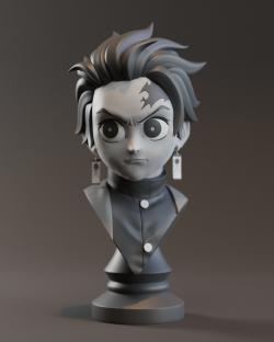 tanjiro kamado demon 3D Models | Page 1 | STLFinder