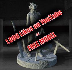 cloud strife free 3D Models | Page 1 | STLFinder