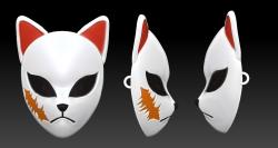 sabito demon slayer mask braid 3D Models | Page 1 | STLFinder