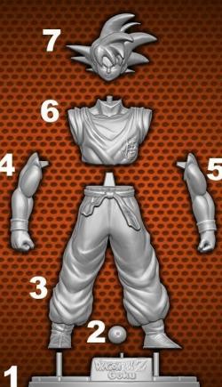 dragonball film with goku as angel 3D Models | Page 1 | STLFinder