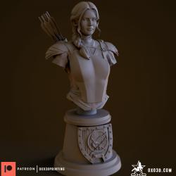 katniss wearing mockingjay pin 3d models 【 STLFinder