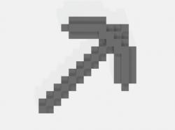 minecraft pickaxe statue 3d models 【 STLFinder