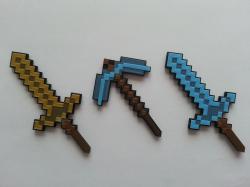 minecraft sword and axe 3D Models | Page 1 | STLFinder