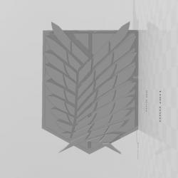 aot survey corps logo 3D Models | Page 1 | STLFinder