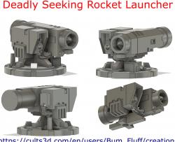 head houses a heat seeking projectile launcher robot video game two ...