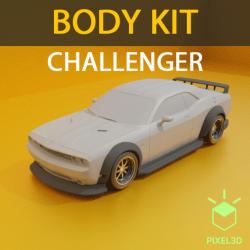dodge challenger wide body kit 3D Models | Page 1 | STLFinder