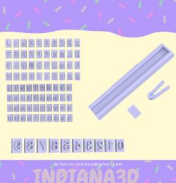 letter guide 3D Models | Page 1 | STLFinder