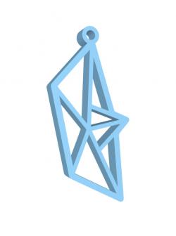 paper template origami lucky star paper strips printable 3D Models ...