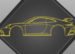 porsche gt3 rs pixel art in excel 3D Models | Page 1 | STLFinder