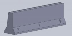 k rail jersey barrier 3D Models | Page 1 | STLFinder