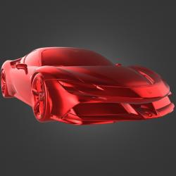 ferrari sf90 side view 3D Models | Page 1 | STLFinder