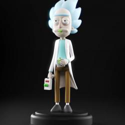 rick sanchez lego hair rick and morty 3D Models | Page 1 | STLFinder