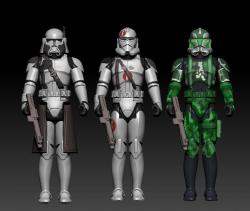 star wars the clone wars clone commanders list 3D Models | Page 1 ...