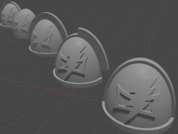 white shoulder pads 3D Models | Page 1 | STLFinder