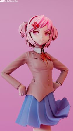 natsuki doki doki literature club 3D Models | Page 1 | STLFinder