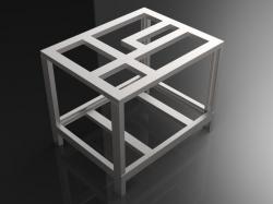 table frame design 3D Models | Page 1 | STLFinder