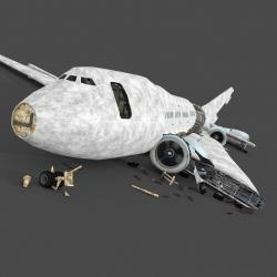 wrecked airplane 3D Models | Page 1 | STLFinder