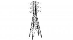 electric power line tower 02 3d models 【 STLFinder