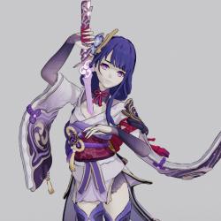 raiden shogun genshin 3d models 【 STLFinder