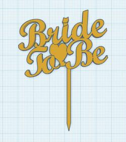 bride to be topper printable 3D Models | Page 1 | STLFinder