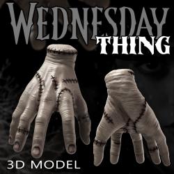 wednesday thing 3d models 【 STLFinder