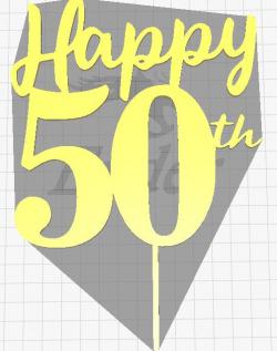 happy 50th 3D Models | Page 1 | STLFinder